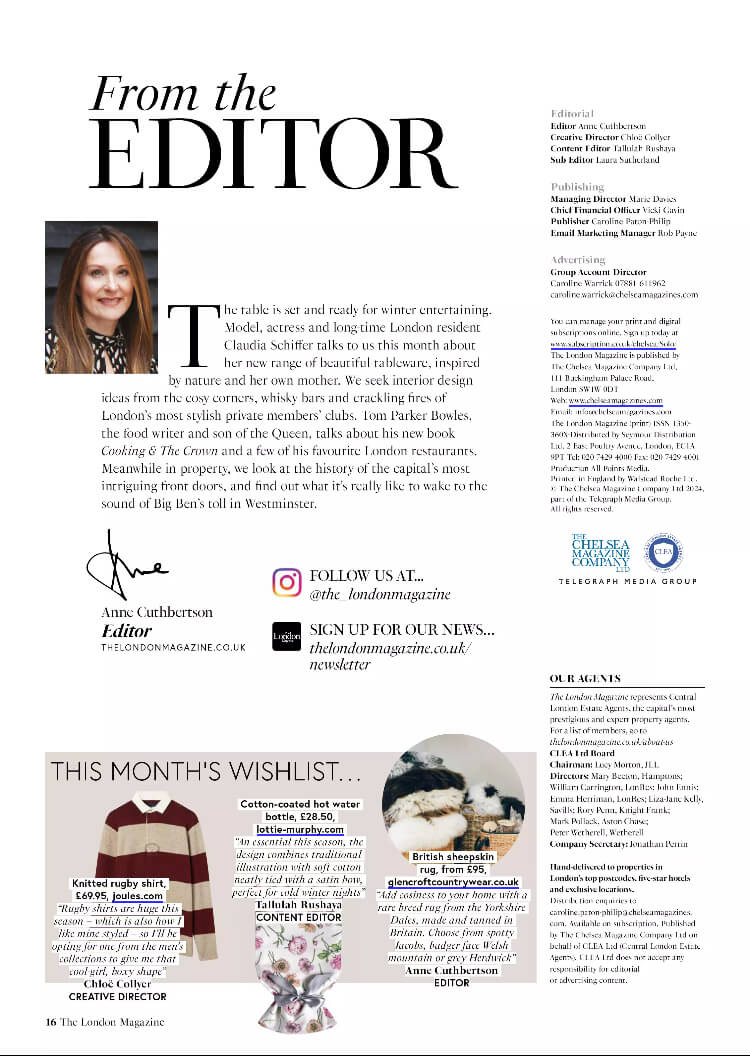 The London Magazine \ Print Feature – LOTTIE MURPHY